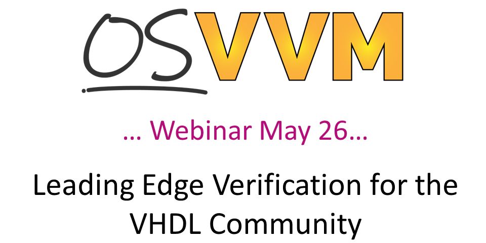 Jim Lewis on LinkedIn: #vhdl #osvvm #verification Jim Lewis on LinkedIn: #vhdl #osvvm #verification