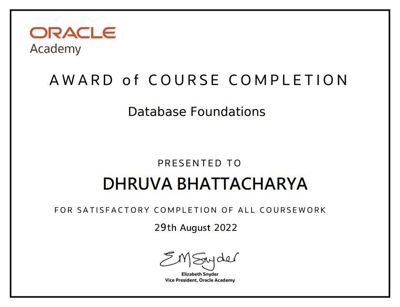 Dhruva Bhattacharya on LinkedIn: #oracle #database #cloud Dhruva Bhattacharya on LinkedIn: #oracle #database #cloud
