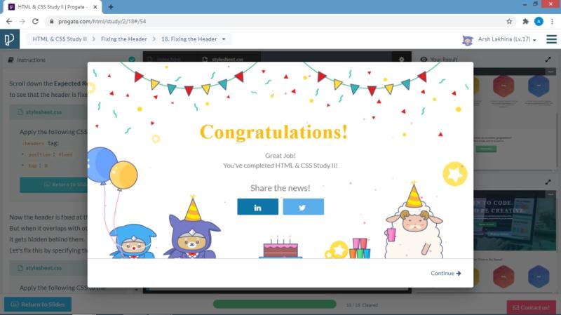 Arsh Lakhina on LinkedIn: #code2success #html #css #progatewebdevweek # ... Arsh Lakhina on LinkedIn: #code2success #html #css #progatewebdevweek # ...