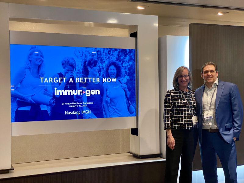 ImmunoGen, Inc. on LinkedIn: #jpm23 #immunogen ImmunoGen, Inc. on LinkedIn: #jpm23 #immunogen