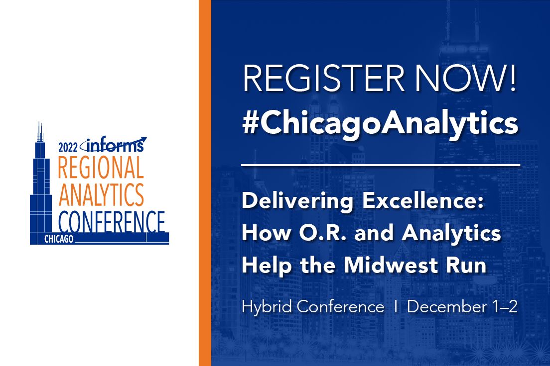 INFORMS on LinkedIn: #informs #orms #analytics #chicago #chicagoanalytics INFORMS on LinkedIn: #informs #orms #analytics #chicago #chicagoanalytics