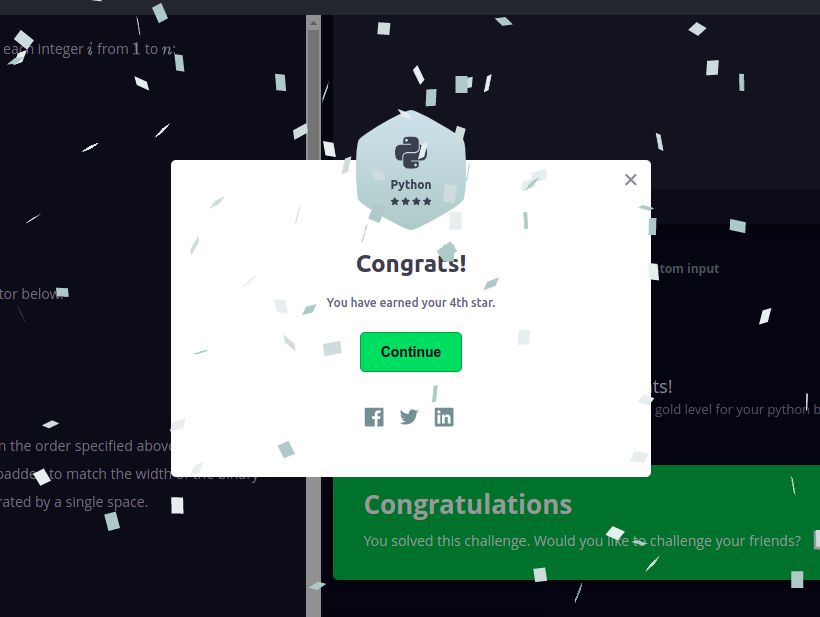 Prashant Rajpoot on LinkedIn: #hackerrank #pythonprogramming # ... Prashant Rajpoot on LinkedIn: #hackerrank #pythonprogramming # ...