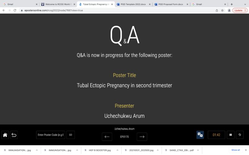 UCHECHUKWU ARUM on LinkedIn: I had an ePoster presentation 'Tubal ... UCHECHUKWU ARUM on LinkedIn: I had an ePoster presentation 'Tubal ...