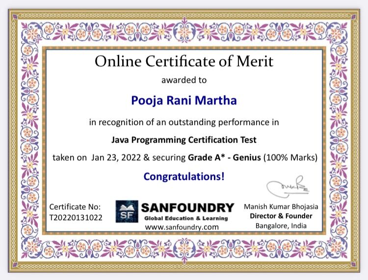 Pooja Rani Martha on LinkedIn: #connections #javaprogramming #java # ... Pooja Rani Martha on LinkedIn: #connections #javaprogramming #java # ...