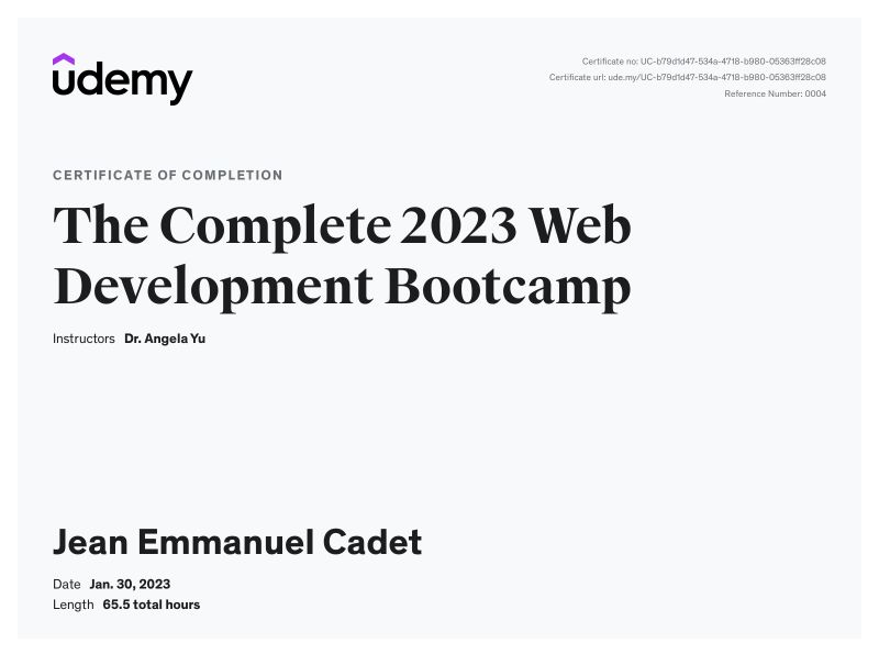 Jean Emmanuel CADET on LinkedIn: #softwareengineer #webdevelopment # ... Jean Emmanuel CADET on LinkedIn: #softwareengineer #webdevelopment # ...