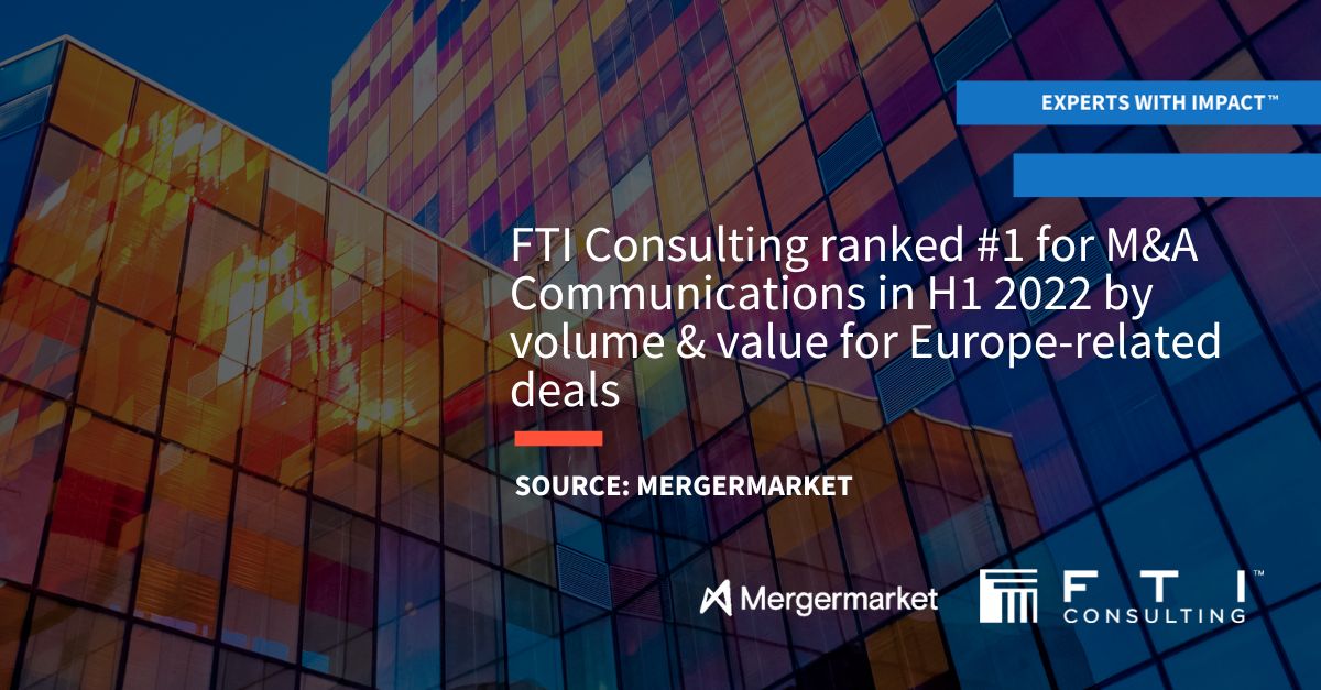 Tom Hufton on LinkedIn: M&A - FTI Strategic Communications Tom Hufton on LinkedIn: M&A - FTI Strategic Communications