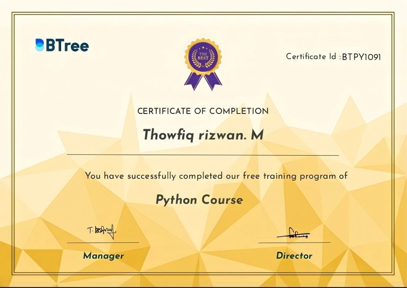 Thowfiq Rizwan M on LinkedIn: #pythonjobs #pythondeveloper # ... Thowfiq Rizwan M on LinkedIn: #pythonjobs #pythondeveloper # ...