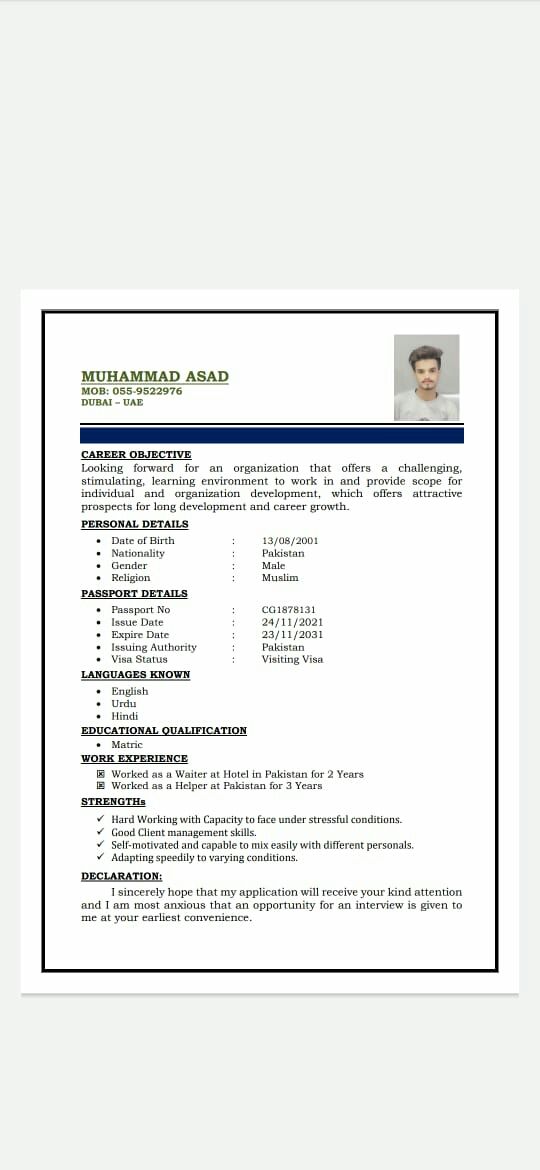 Muhammad Asad Muhammad Asad on LinkedIn: I need a job Muhammad Asad Muhammad Asad on LinkedIn: I need a job