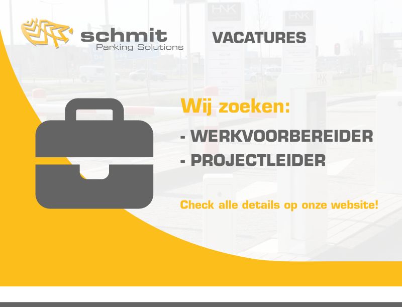 Schmit Parking Solutions B.V. op LinkedIn: #jobs Schmit Parking Solutions B.V. op LinkedIn: #jobs