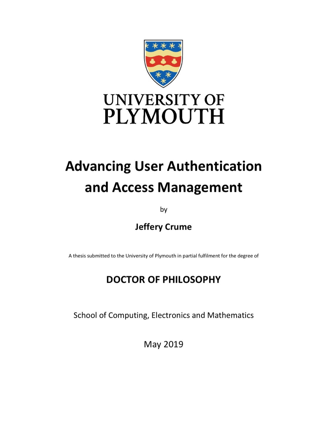 Jeff Crume, PhD, CISSP on LinkedIn: Just got word today that my PhD in ... Jeff Crume, PhD, CISSP on LinkedIn: Just got word today that my PhD in ...