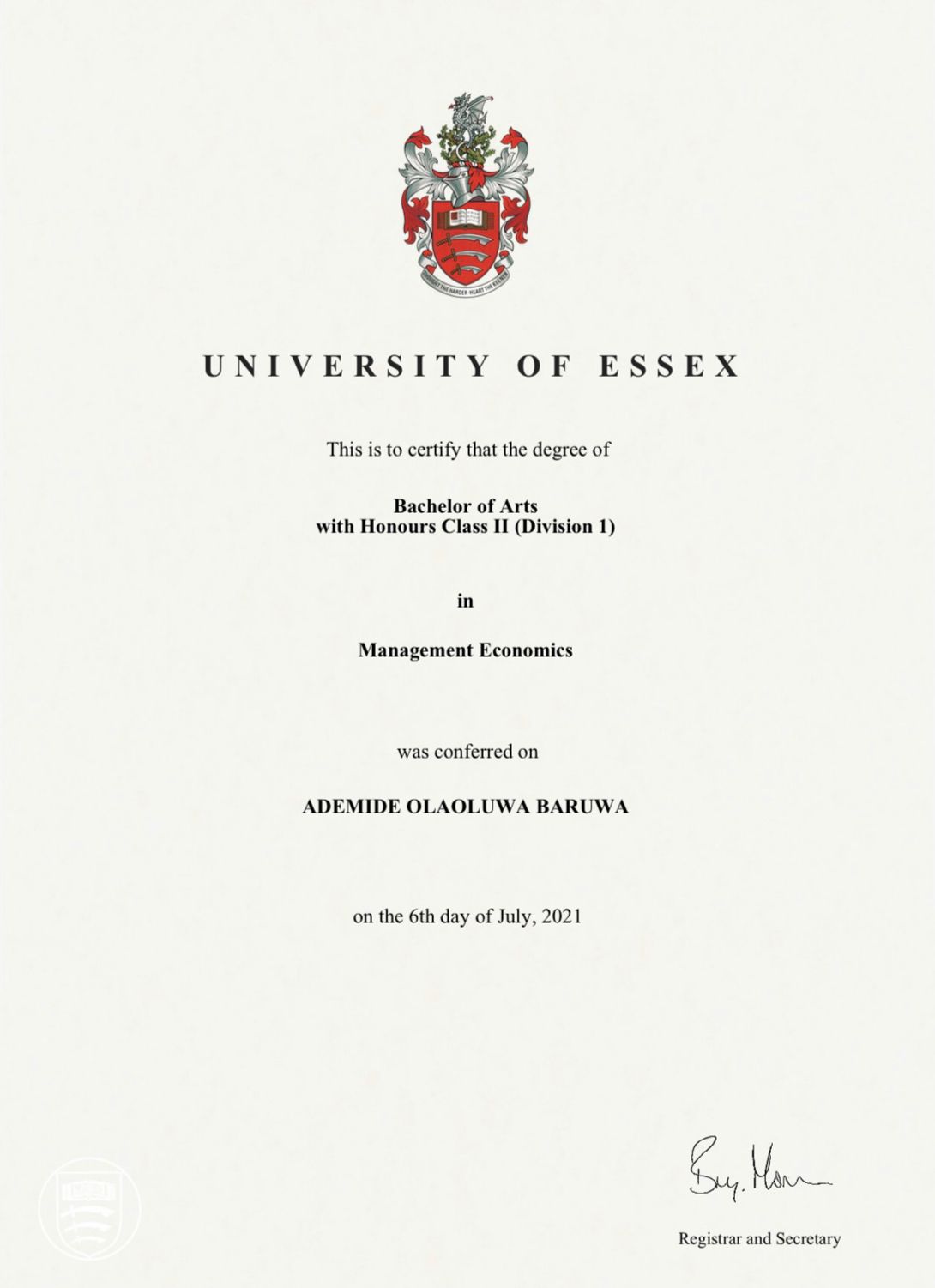 Ade Baruwa on LinkedIn: Delighted to have Graduated from the University ... Ade Baruwa on LinkedIn: Delighted to have Graduated from the University ...