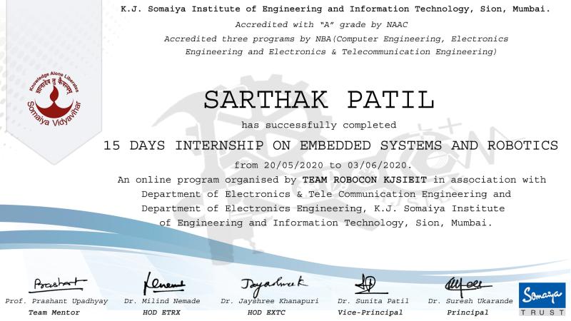 Sarthak Patil on LinkedIn: #robotics #embeddedsystems Sarthak Patil on LinkedIn: #robotics #embeddedsystems