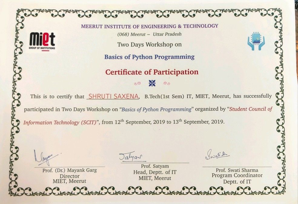 shruti saxena on LinkedIn: #pythonlearning shruti saxena on LinkedIn: #pythonlearning