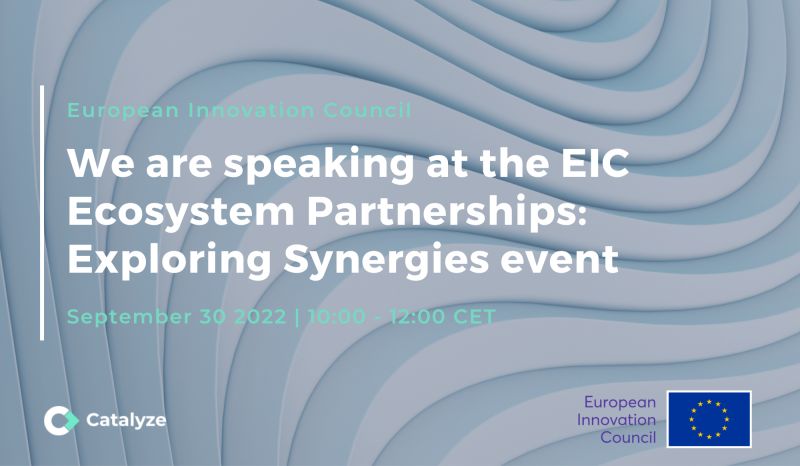 Catalyze Group on LinkedIn: Open Call - EIC Ecosystem Partnerships ... Catalyze Group on LinkedIn: Open Call - EIC Ecosystem Partnerships ...