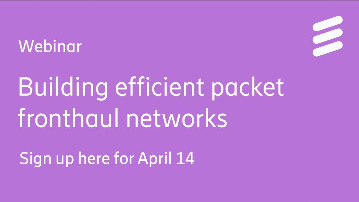 Ericsson Networks on LinkedIn: #5g #fronthaul Ericsson Networks on LinkedIn: #5g #fronthaul