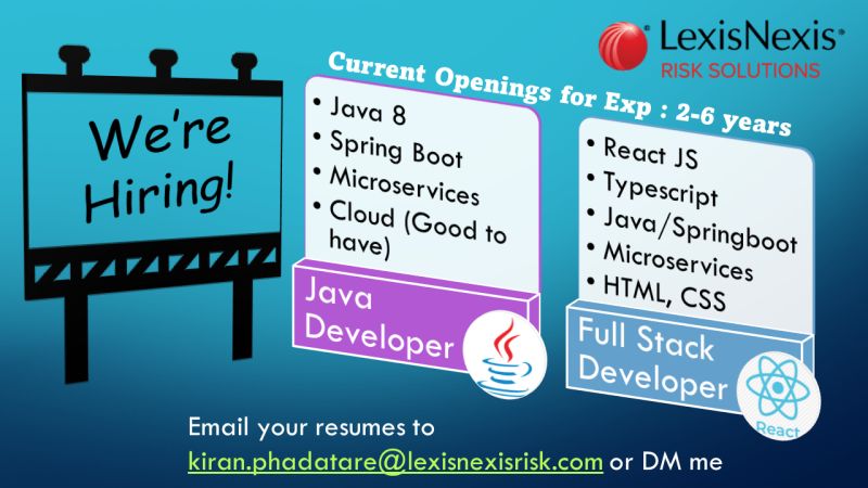 Dipesh Salia, TOGAF auf LinkedIn: #java #career Dipesh Salia, TOGAF auf LinkedIn: #java #career