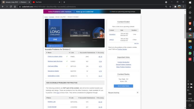 KAUSHIK KUMAR GIRI on LinkedIn: #codechef KAUSHIK KUMAR GIRI on LinkedIn: #codechef