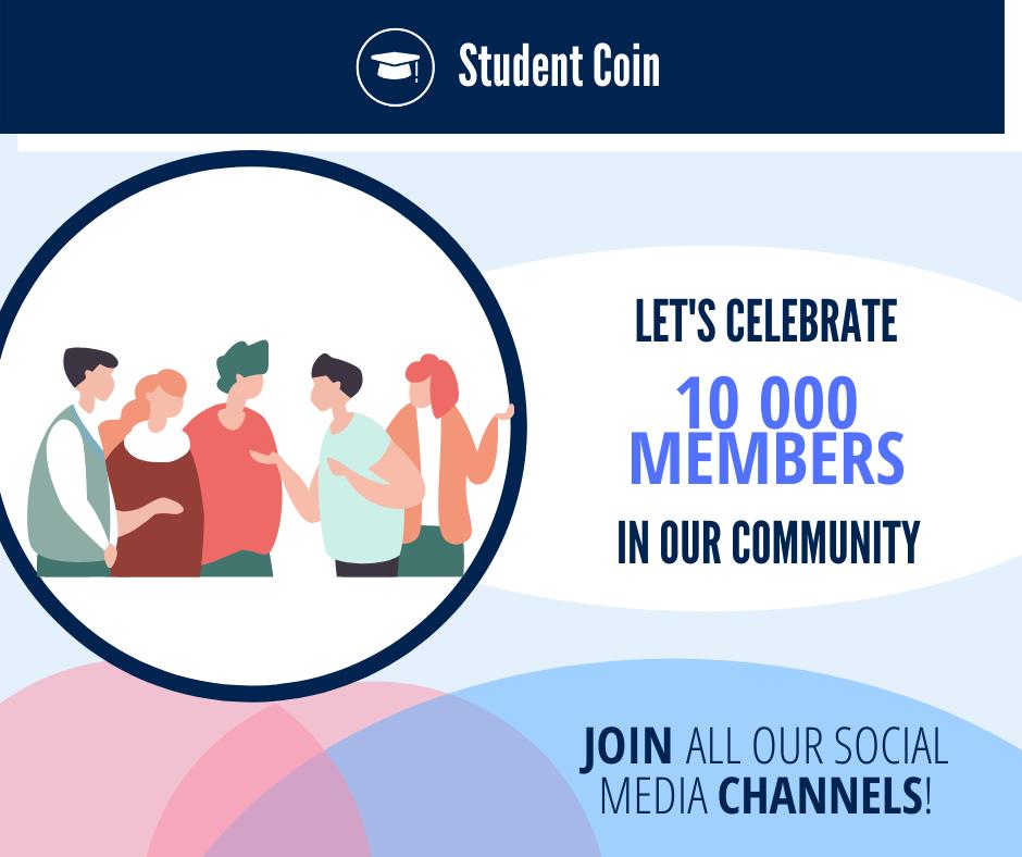Student Coin on LinkedIn: Student Coin reaches over 10 000 users! Our ... Student Coin on LinkedIn: Student Coin reaches over 10 000 users! Our ...