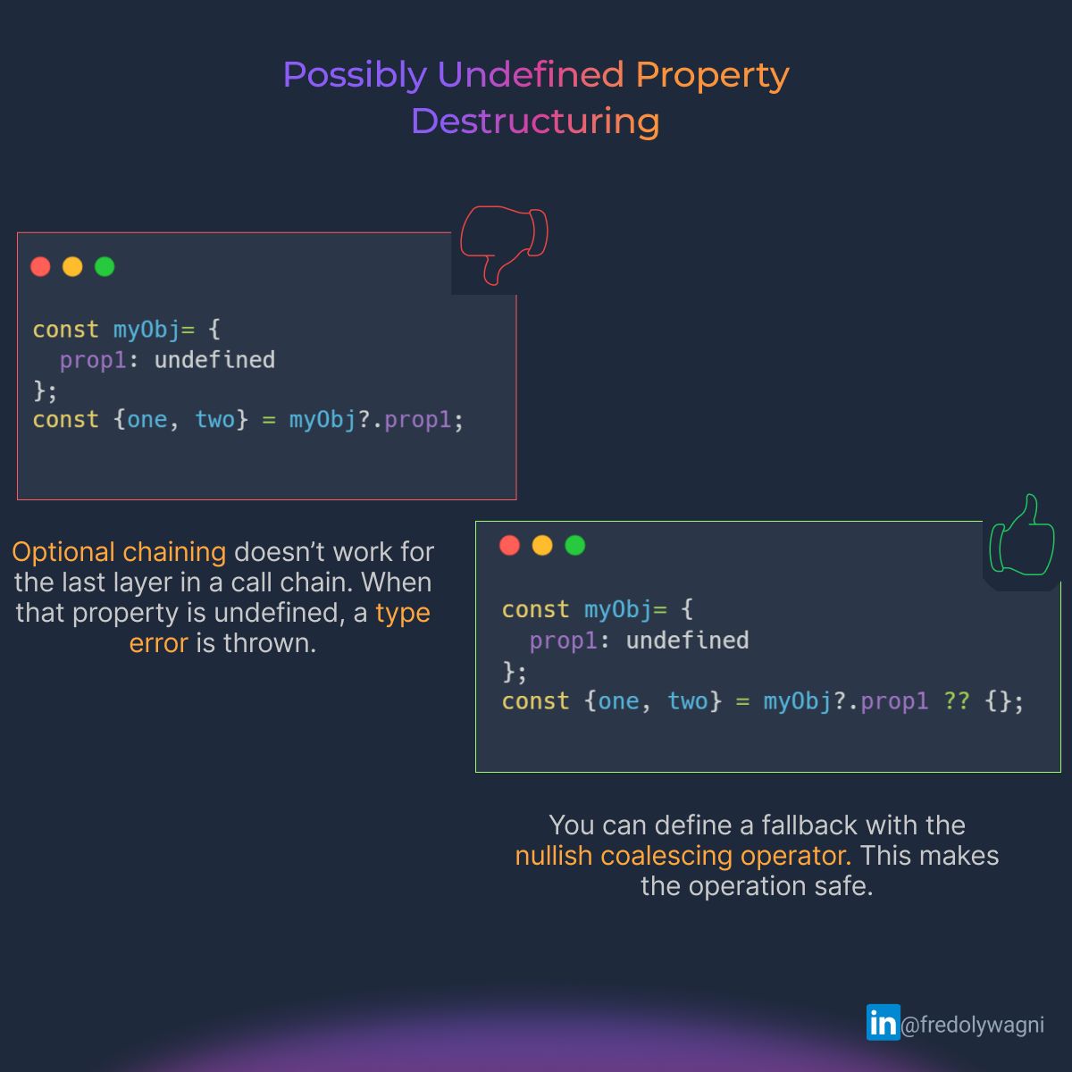 Fredoly WAGNI on LinkedIn: #javascript Fredoly WAGNI on LinkedIn: #javascript
