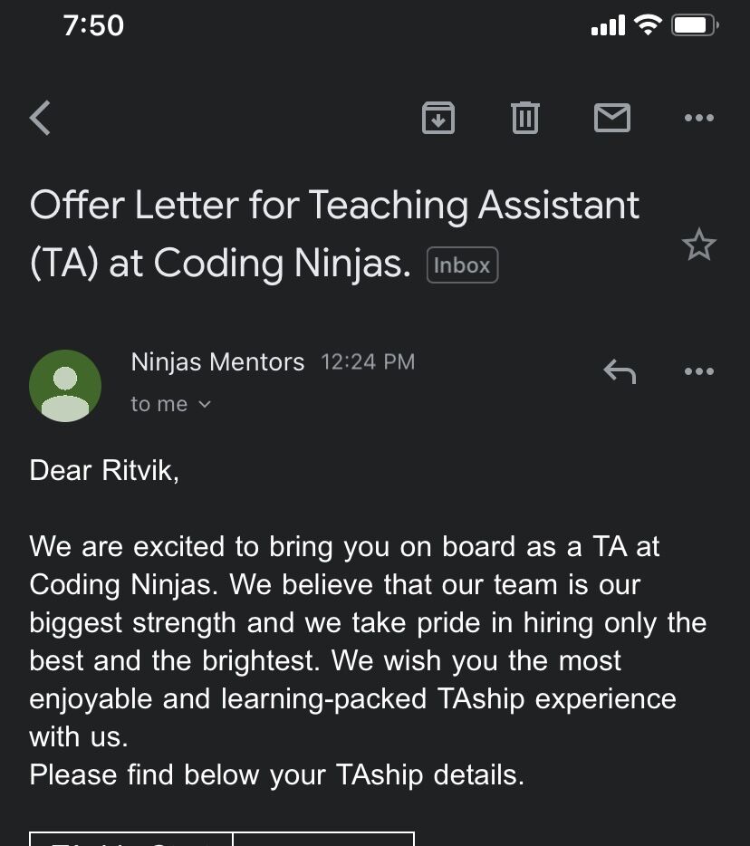 Ritvik Ojha on LinkedIn: #coding #intern #teachingassistant Ritvik Ojha on LinkedIn: #coding #intern #teachingassistant