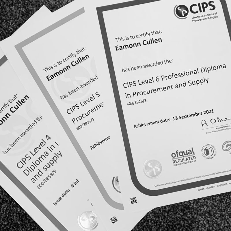 Eamonn Cullen MCIPS on LinkedIn: 3/3 📮 Delighted to have gained my full ... Eamonn Cullen MCIPS on LinkedIn: 3/3 📮 Delighted to have gained my full ...