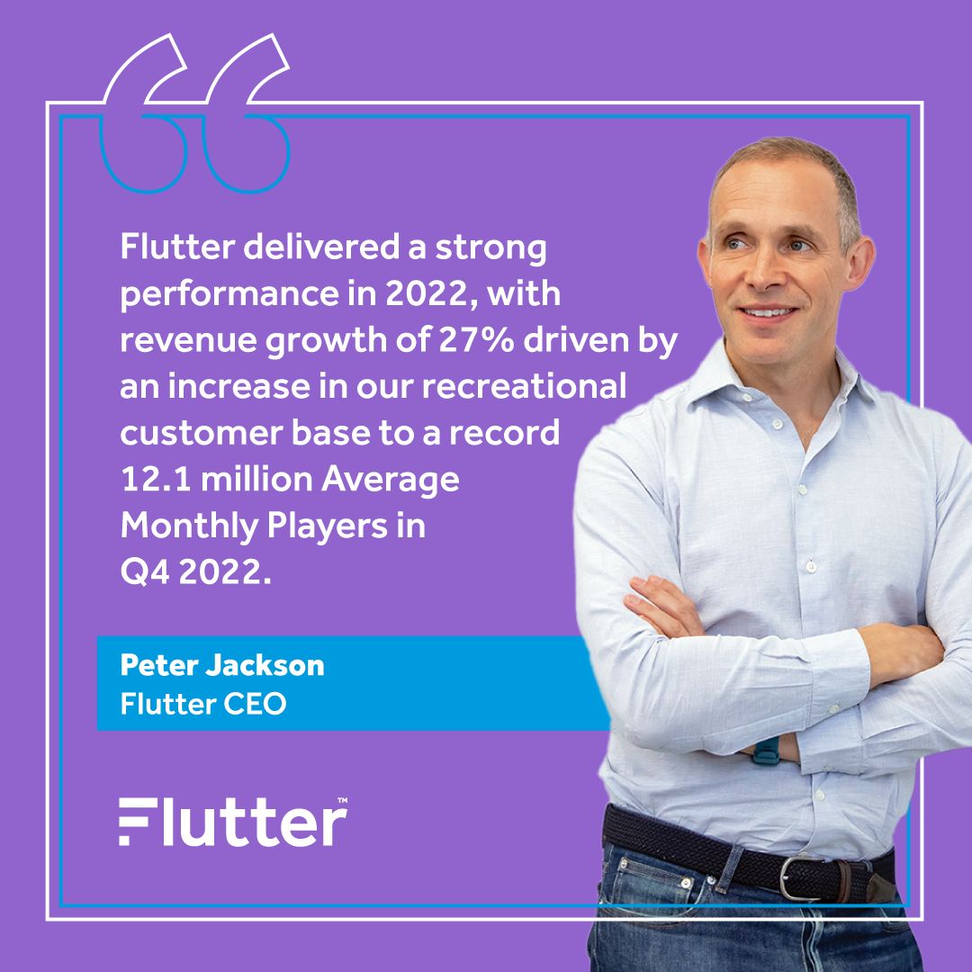 Flutter Entertainment Plc on LinkedIn: #flutterresults Flutter Entertainment Plc on LinkedIn: #flutterresults