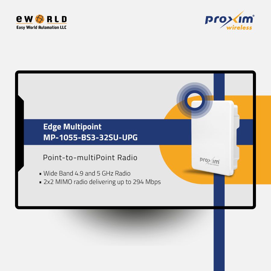 Easy World Automation on LinkedIn: Proxim Edge Multipoint MP-1055-BS3 ... Easy World Automation on LinkedIn: Proxim Edge Multipoint MP-1055-BS3 ...