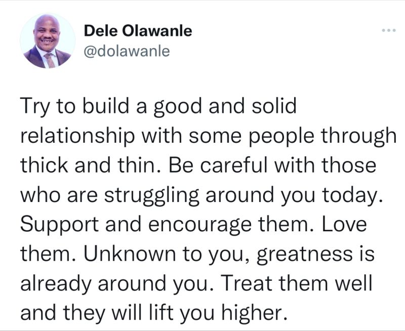 Dele Olawanle on LinkedIn: #experience #people #power Dele Olawanle on LinkedIn: #experience #people #power