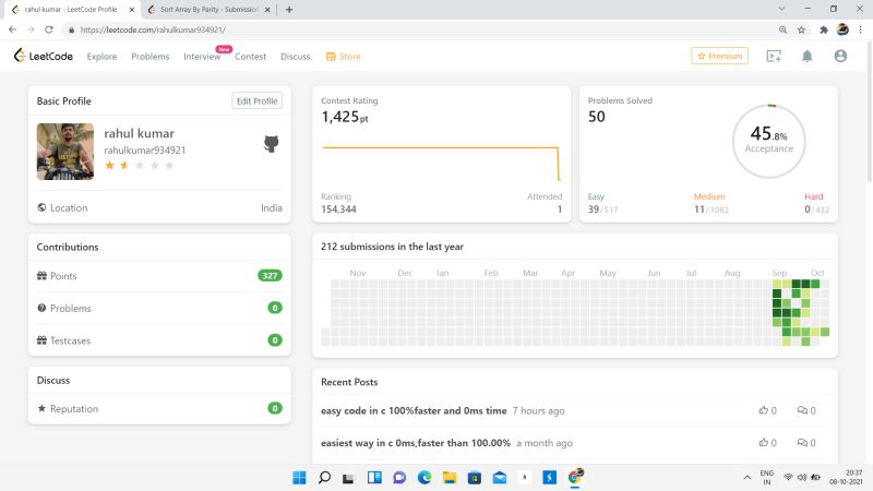 rahul kumar on LinkedIn: #leetcode rahul kumar on LinkedIn: #leetcode