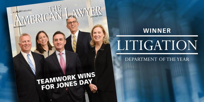 Stephen DeGenaro on LinkedIn: Jones Day awarded Litigation Department ... Stephen DeGenaro on LinkedIn: Jones Day awarded Litigation Department ...