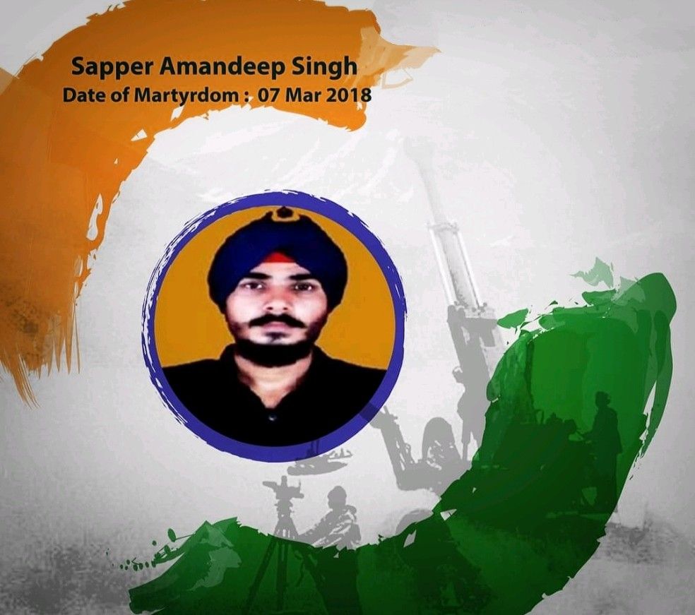 Pranjal Upadhyay on LinkedIn: Remembering Sapper Amandeep Singh on the ... Pranjal Upadhyay on LinkedIn: Remembering Sapper Amandeep Singh on the ...