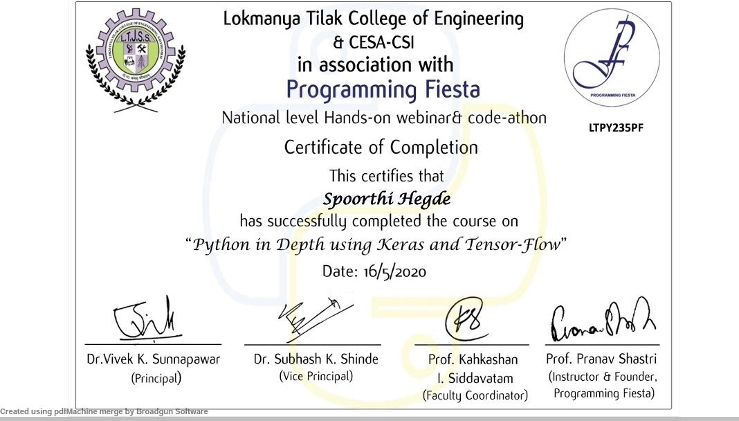 Spoorthi Hegde on LinkedIn: #webinar #python #keras #tensorflow Spoorthi Hegde on LinkedIn: #webinar #python #keras #tensorflow