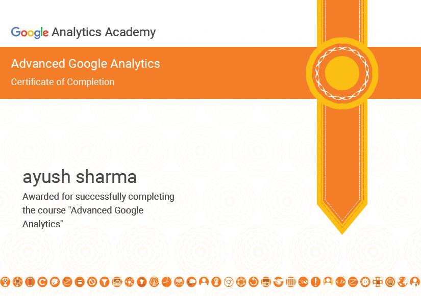 Ayush Sharma on LinkedIn: #googleanalytics #certification Ayush Sharma on LinkedIn: #googleanalytics #certification