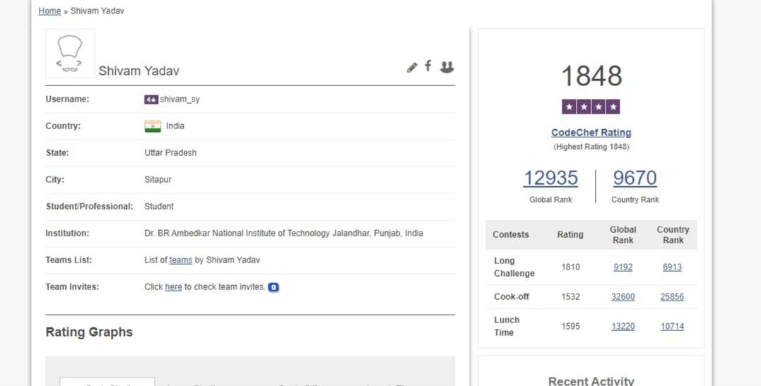 Shivam Yadav on LinkedIn: #codechef #codechef #codeforces #codinglife # ... Shivam Yadav on LinkedIn: #codechef #codechef #codeforces #codinglife # ...