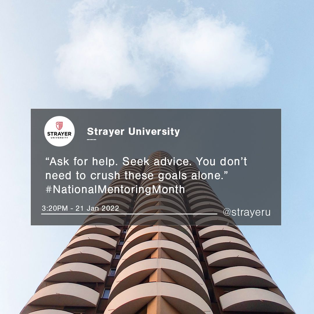 Strayer University on LinkedIn: Mentors play a pivotal role in career ... Strayer University on LinkedIn: Mentors play a pivotal role in career ...