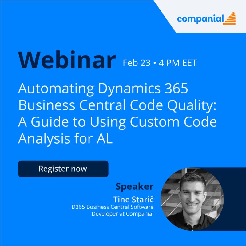 Companial on LinkedIn: Automating Dynamics 365 Business Central Code ... Companial on LinkedIn: Automating Dynamics 365 Business Central Code ...
