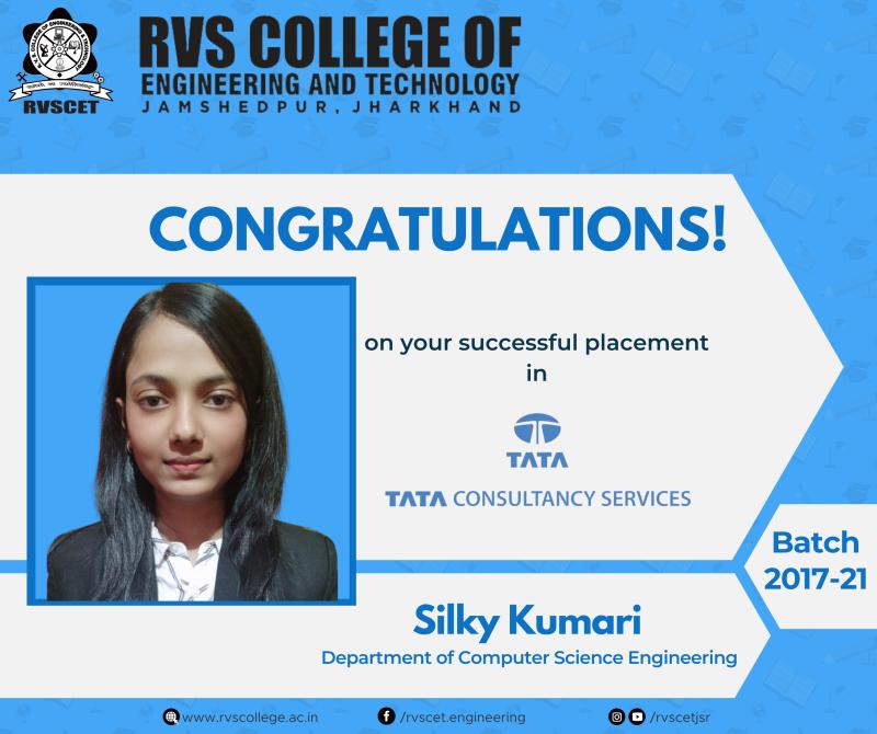 Silky Kumari on LinkedIn: #rvscet #placed #tcser #tcs | 62 comments Silky Kumari on LinkedIn: #rvscet #placed #tcser #tcs | 62 comments