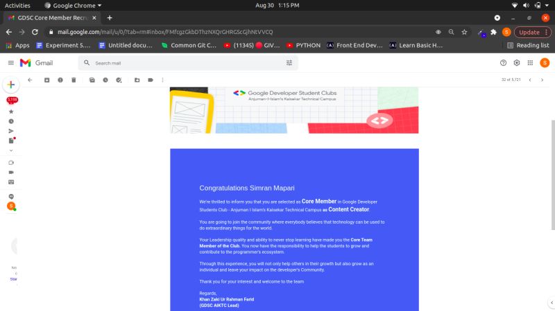 Simran Mapari on LinkedIn: Hello everyone, I'm thrilled to announce ... Simran Mapari on LinkedIn: Hello everyone, I'm thrilled to announce ...