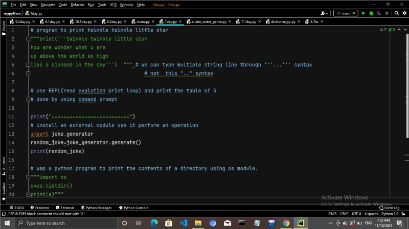 Manali Indulkar on LinkedIn: #pythonprogramming Manali Indulkar on LinkedIn: #pythonprogramming