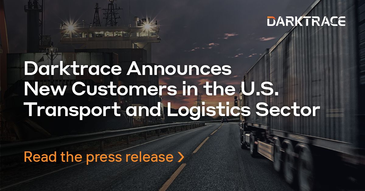 Steen Kniess on LinkedIn: Darktrace Announces Several New Customers in ... Steen Kniess on LinkedIn: Darktrace Announces Several New Customers in ...