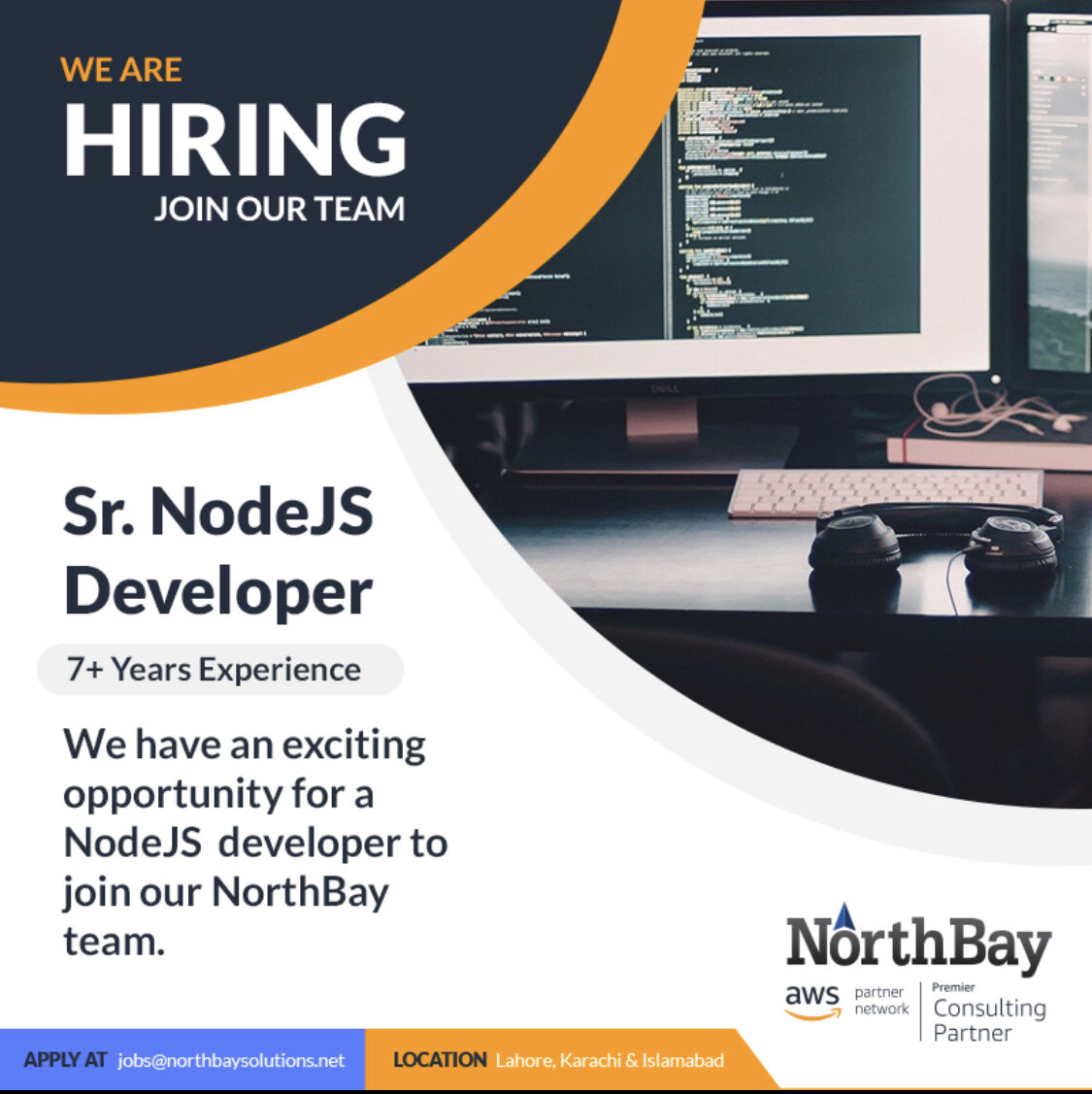 Rabiya Afzal on LinkedIn: NorthBay is Hiring # Sr. Node JS Developer Rabiya Afzal on LinkedIn: NorthBay is Hiring # Sr. Node JS Developer