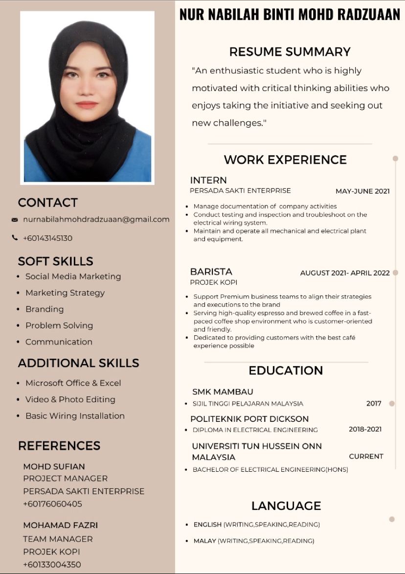 Nur Nabilah Mohd Radzuaan on LinkedIn: Hii and good day everyone ! My ... Nur Nabilah Mohd Radzuaan on LinkedIn: Hii and good day everyone ! My ...