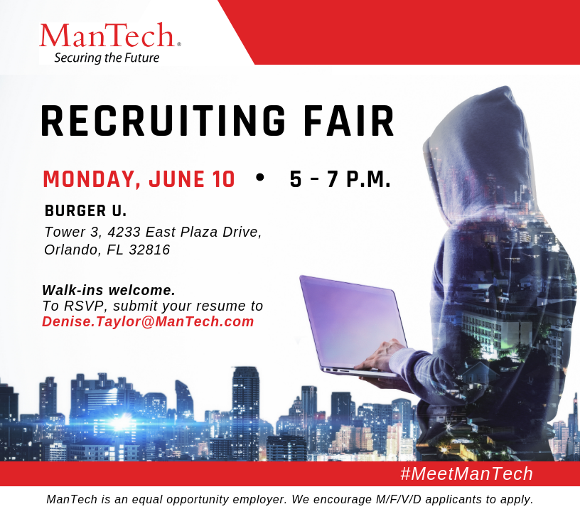 ManTech on LinkedIn: #meetmantech #cyber #hacking #c4isr #jobs #recruiting ManTech on LinkedIn: #meetmantech #cyber #hacking #c4isr #jobs #recruiting