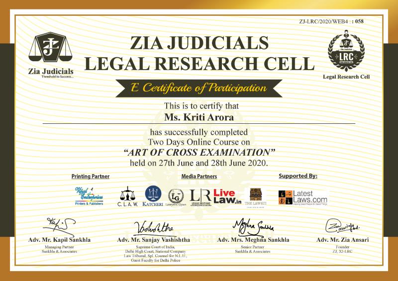 Kriti Arora on LinkedIn: I have successfully completed a two day online ... Kriti Arora on LinkedIn: I have successfully completed a two day online ...