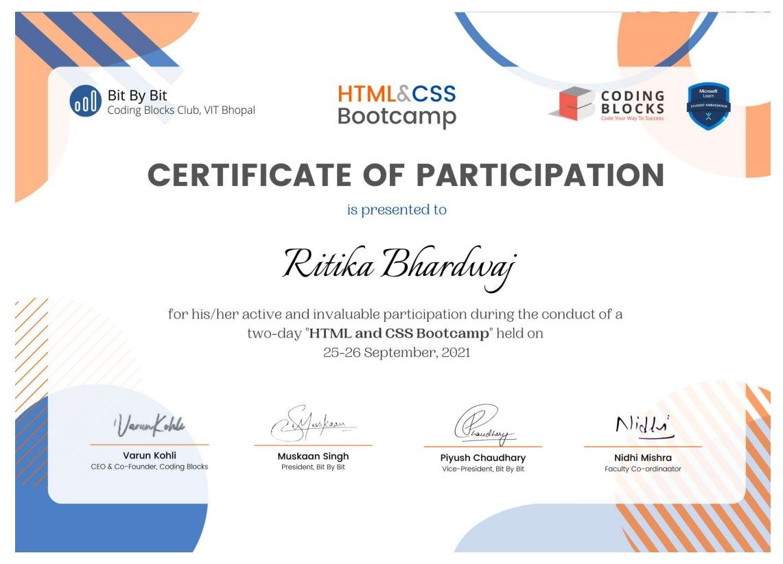 Ritika Bhardwaj on LinkedIn: #event #html #css Ritika Bhardwaj on LinkedIn: #event #html #css