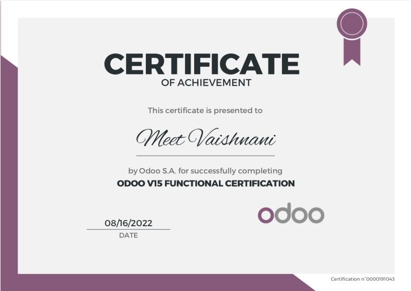 Meet Vaishnani on LinkedIn: Certified ... | 10 comments Meet Vaishnani on LinkedIn: Certified ... | 10 comments