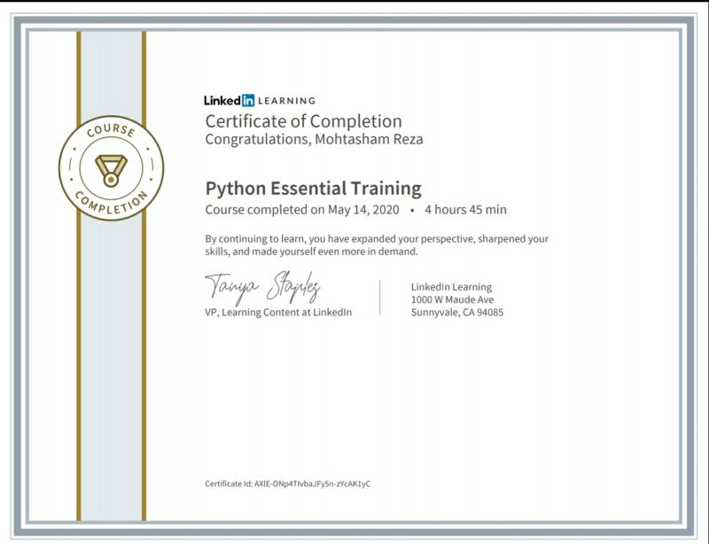 Md Mohtasham Reza on LinkedIn: #newlearning #python3 #oops Md Mohtasham Reza on LinkedIn: #newlearning #python3 #oops