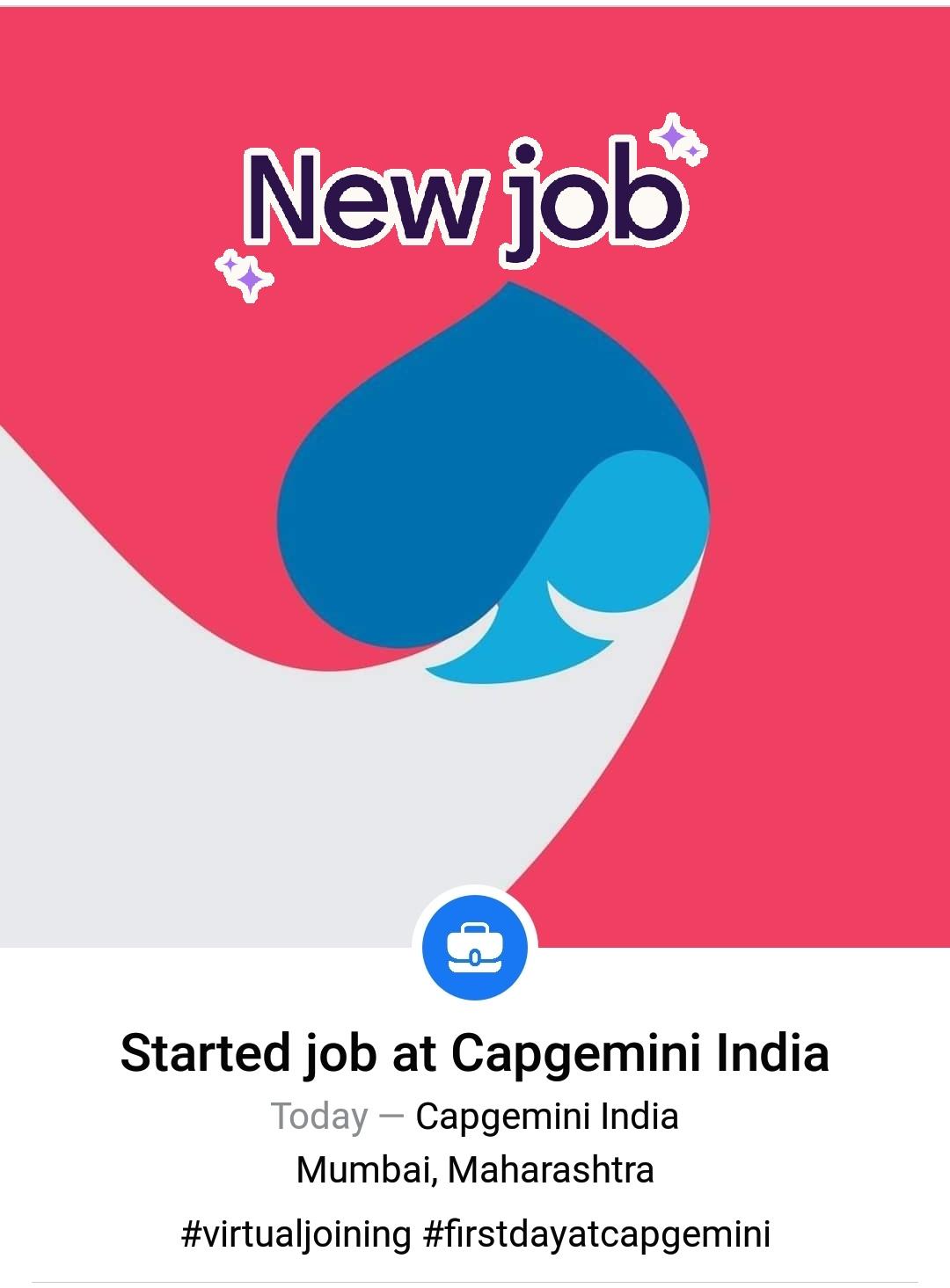 Priyanshi Saxena on LinkedIn: #newjob #virtualjoining #capgeminiindia # ... Priyanshi Saxena on LinkedIn: #newjob #virtualjoining #capgeminiindia # ...