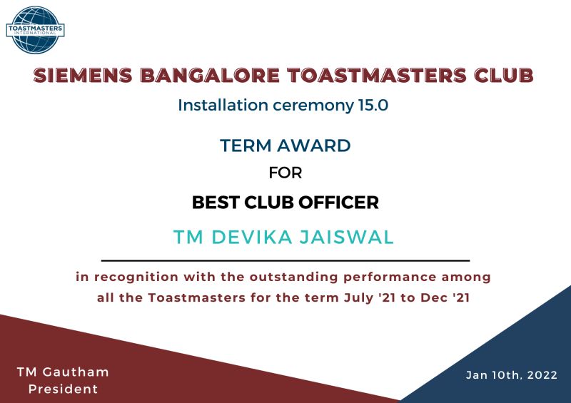 DEVIKA JAISWAL on LinkedIn: #gratitude #toastmastersinternational # ... DEVIKA JAISWAL on LinkedIn: #gratitude #toastmastersinternational # ...
