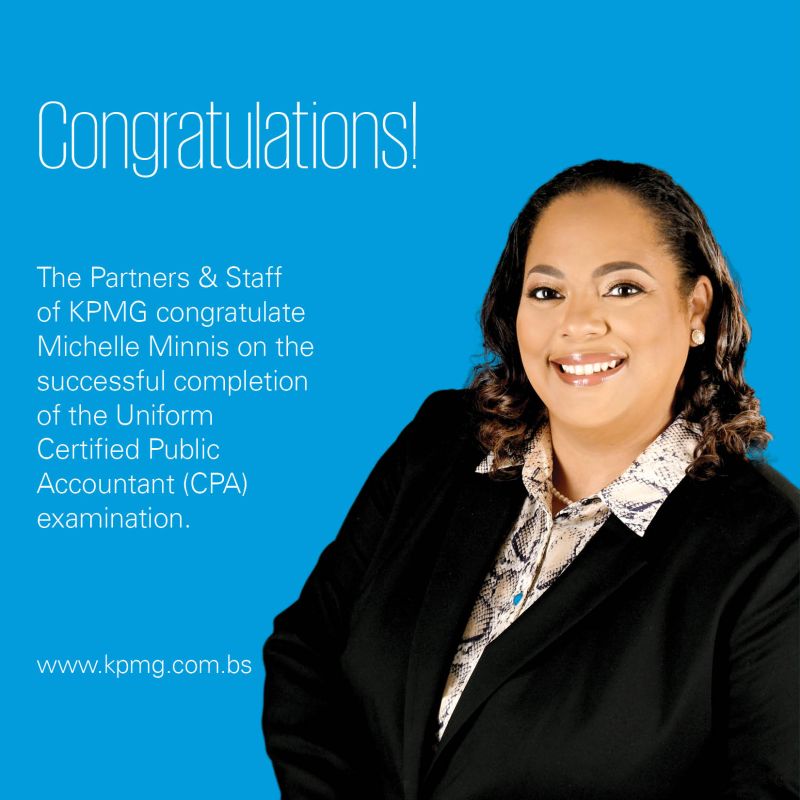 KPMG Bahamas on LinkedIn: Congratulations Michelle! KPMG Bahamas on LinkedIn: Congratulations Michelle!